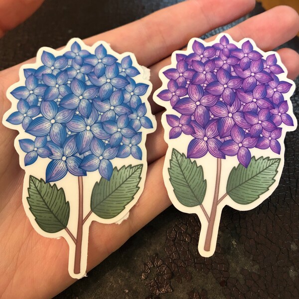 Hydrangea Sticker | Stickers for Hydroflask | Laptop Stickers | Laptop ...