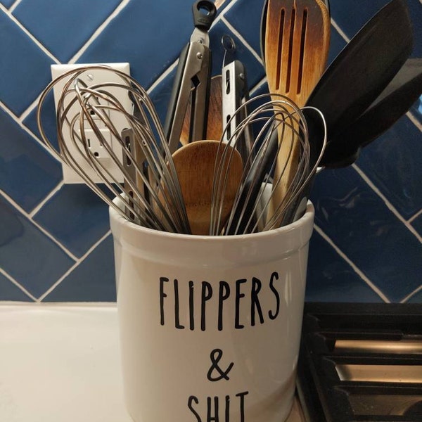 Funny Utensil Crock! - Etsy