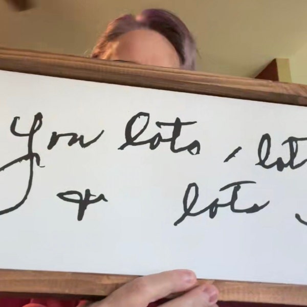 CUSTOM Sign,personalized Sign,loved Ones Handwriting,sentimental Gift ...