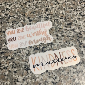 Self Love Sticker, Positive Affirmation, Affirmation Sticker, Self Gift ...