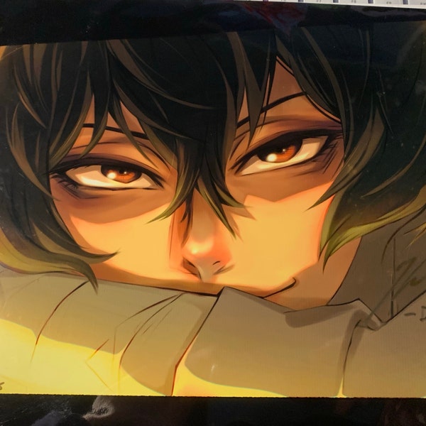 Osamu Dazai Print: Bungo Stray Dogs Fanart Illustration - Etsy