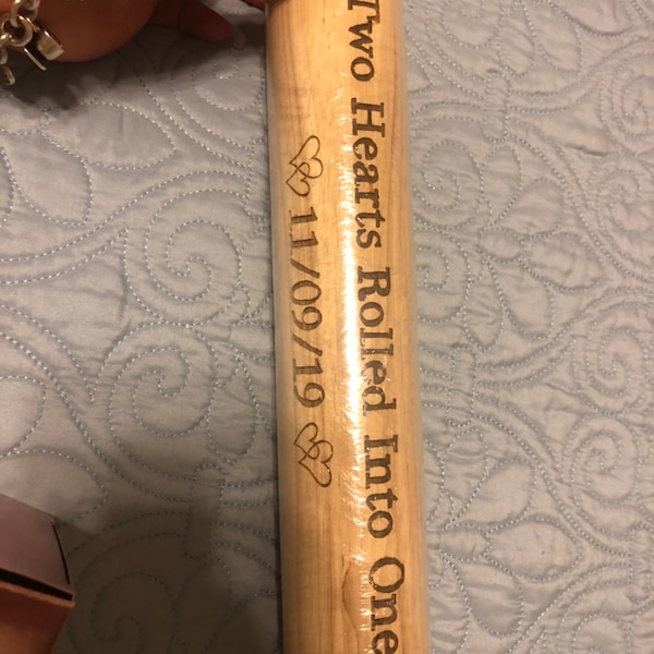 Personalized Rolling Pin - Engraved With Your Name or Message - Etsy
