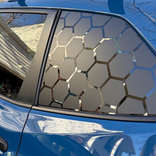 Fits 2010-2024 Toyota 4RUNNER Rear Side Windows Floral Flowers Pattern ...