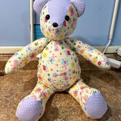 Memory Bear Pattern, Keepsake Bear Sewing Pattern, Teddy Bear, Stuffed Bear Pattern - Etsy