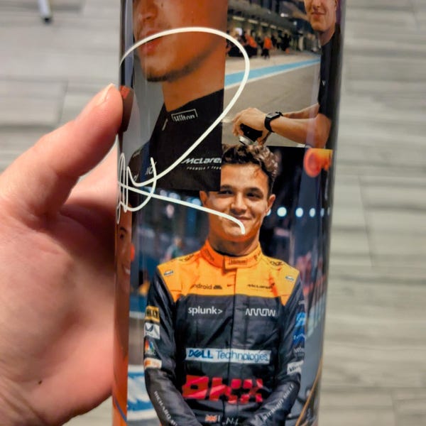 Lando Norris Collage Tumbler - Etsy