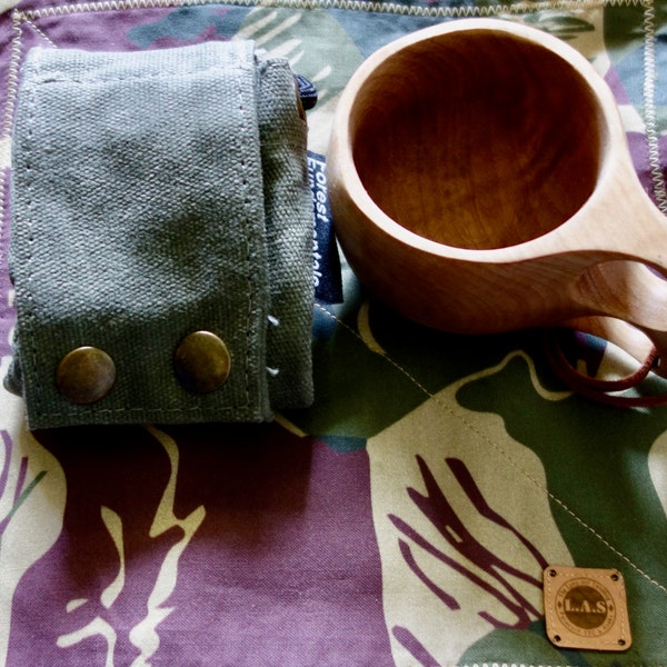 Artisan Forager Pouch™ | Folding Belt Pouch | Handmade Waxed Canvas ...