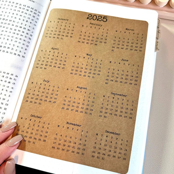 Large Calendar Stickers for Planners and Journals 2024, 2025, or 2026 ...