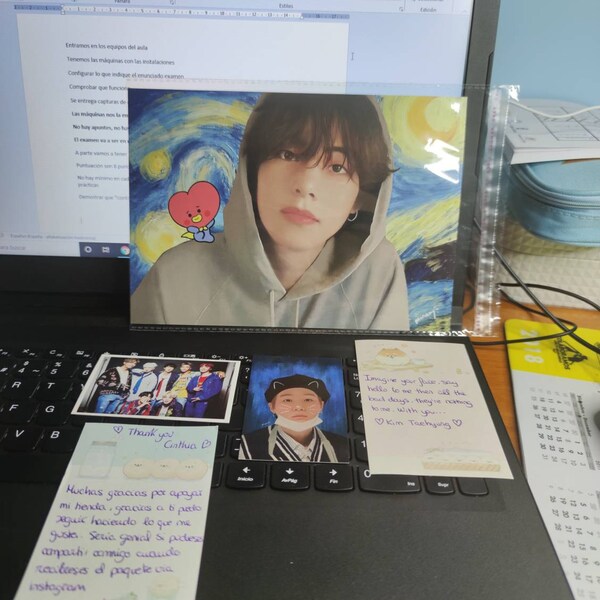 Bts V - Kim Taehyung Starry Night - Print A5 - Etsy