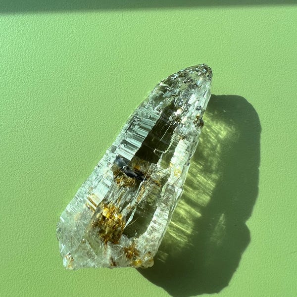 Optical Himalayan Hashupi Cathedral Quartz Crystal L Self Healed L ...