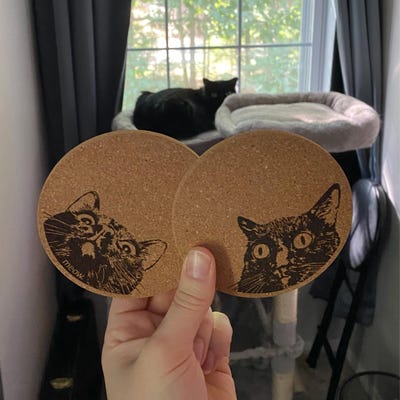 Cork Coasters NASA Space Shuttle Set of 4 - Etsy