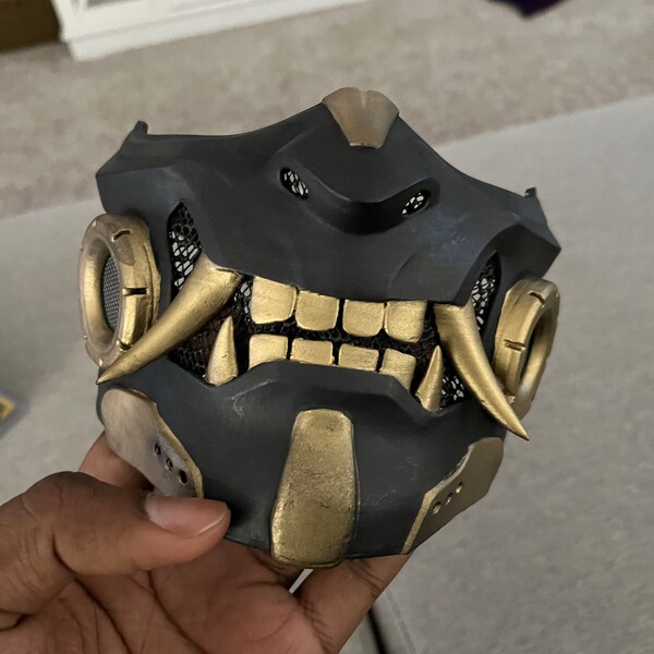 Dark Takeda Mask From Mortal Kombat 1 - Etsy