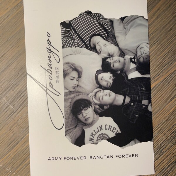 BTS 5th Muster Magic Shop Japan Holographic Photocards - Etsy