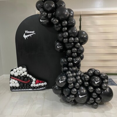 Sneaker From Balloons, Shoe Mosaic From Balloons, Decor Ideas, Mosaic ...