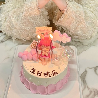 Micky Mouse DIY Cake Toppers, Pink Birthday Cake Decorations, Birthday ...