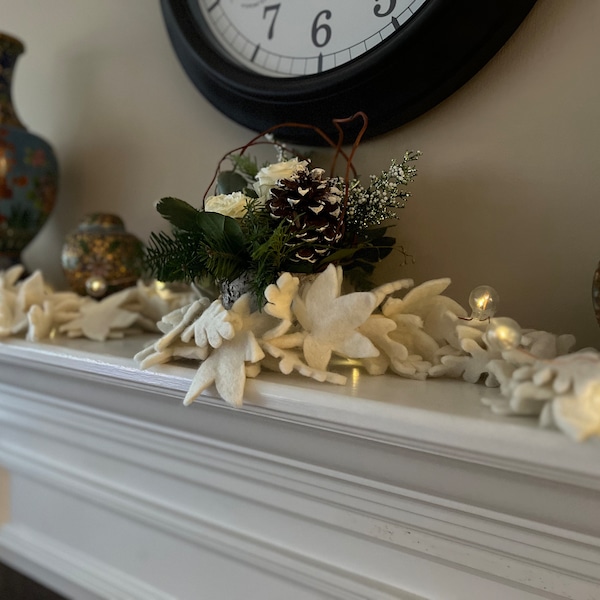 Vine Garland. Felt Leaf Garland. Felt Vine Garland. 6ft - Etsy