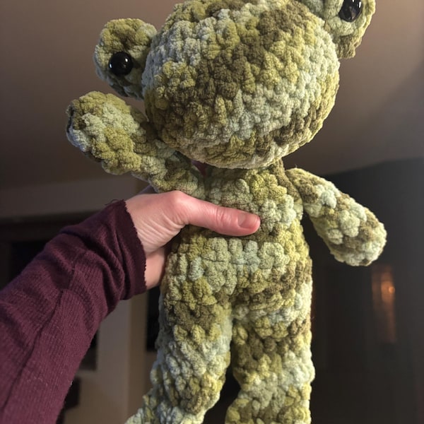 Moe the Frog Crochet Pattern PDF - Etsy