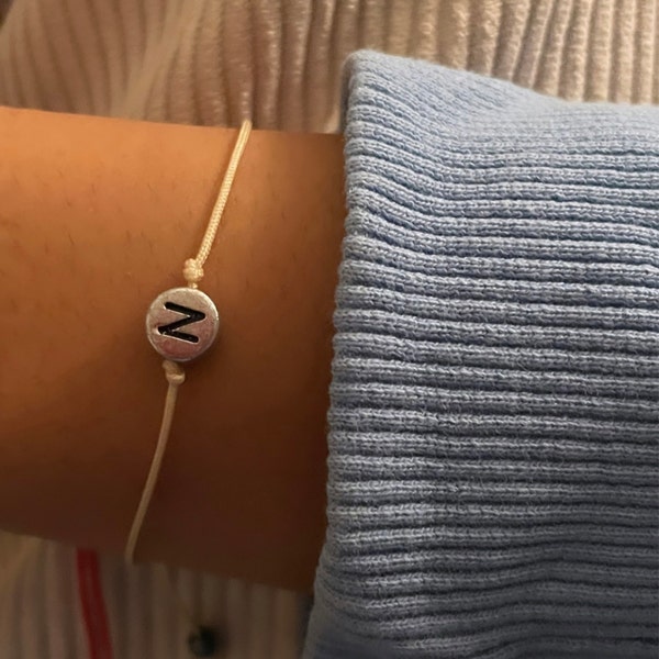Initial Bracelet, Couple Bracelet, Lover Bracelet Custom Bracelet ...