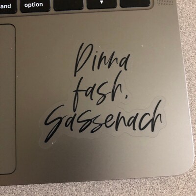 Not the Meek and Obedient Type Sticker Outlander - Etsy