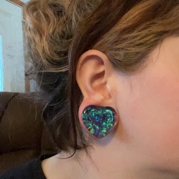 Purple Alien Dropz Teardrop Ear Plugs Gauges Tunnels Soft Silicone ...