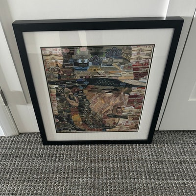 Cigar Art Band Collage Godfather Cigar Gift Wall Décor Cigars Art Cigar ...