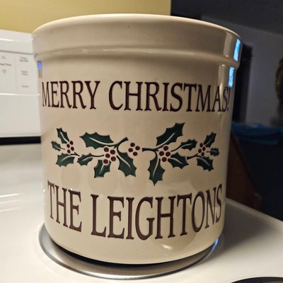 Personalized 2 Gallon Crock Pot 4 Colors Available - Etsy