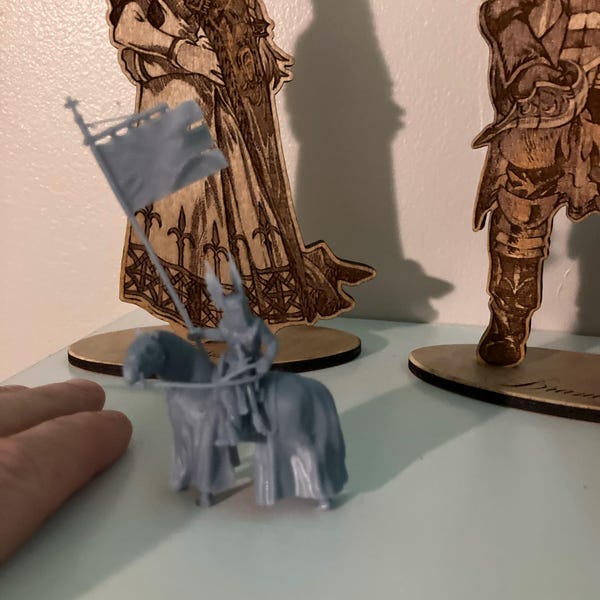 San Marco Winged Knight With Banner, 1/72, 28mm, 32mm, 1/35, 54mm, 75mm ...