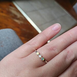 Stacking Ring Sterling Silver Simple Ring Organic Ring - Etsy