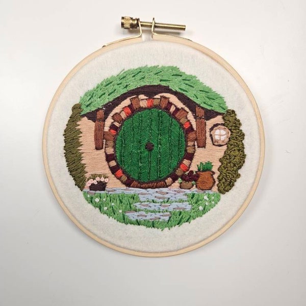 PDF Embroidery Pattern: Hobbit Door, Lotr - Etsy