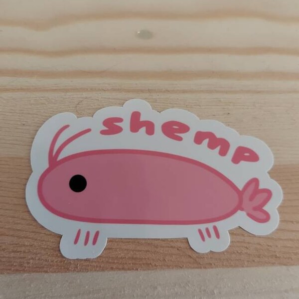 Silly Sea Creatures - Shrimp Sticker - Isopod Sticker - Lobster Sticker ...