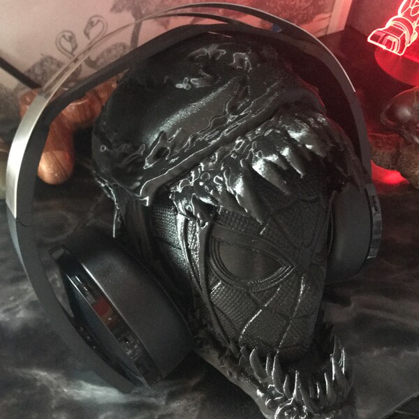 Spiderman Venom Headphone Stand | Perfect Gamer Gift Headset Stand ...