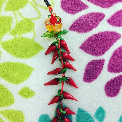 Good Luck Chili Pepper Charm for Feng Shui - Etsy