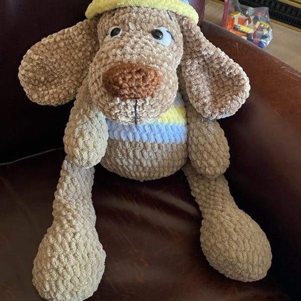 Crochet Dog Pattern, Cute Plush Dog Puppy Pattern, Amigurumi Dog PDF ...
