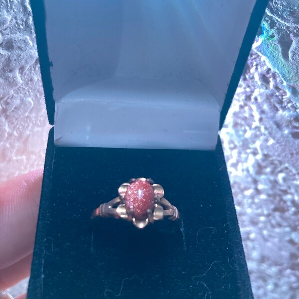 Vintage Retired Pandora Brand Amethyst Flower Beaded Shank Statement ...