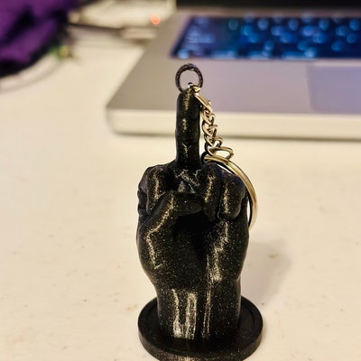 Middle Finger Sculpture 3D Print STL File Décor Gift Idea for Boss, Co ...