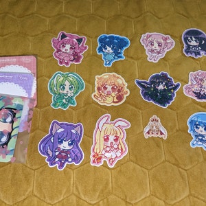 Mew Mew Power Chibi Holographic Stickers - Etsy