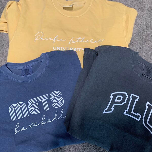 University Tshirt, Custom College Shirt, Custom Design University Tee ...