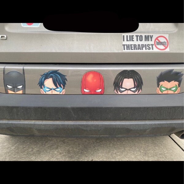 Batfamily Car Decal Stickers (+TIM DRAKE ADDED) - Etsy