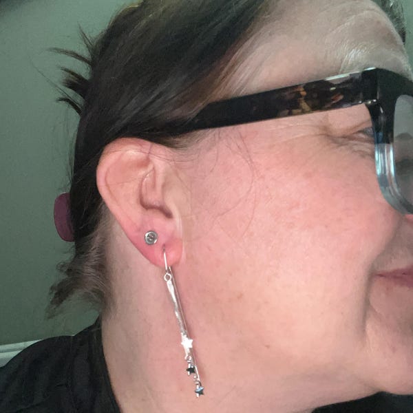 Sterling Silver Rotatable Planet Ring, Fidget Ring, Adjustable Size ...