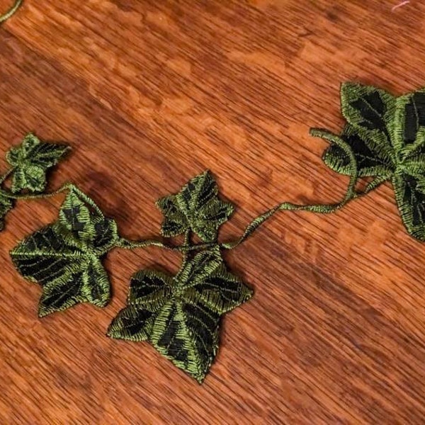 Moks541 English Ivy Embroidered Patch, Branch With Leaves - Etsy