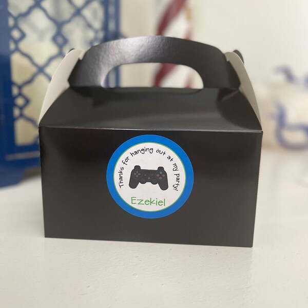 Video Game Birthday Party Sticker --video Game Sticker -- Video Game ...