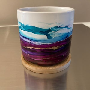 Ocean Waves Cheese Board Serving Board Beach Decor Art Gift Coastal ...