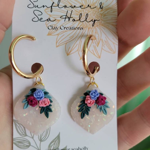 Floral Envelope Pin - Etsy