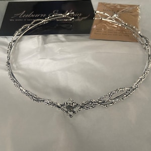 Fiona's Tiara in Gold Color Metal & Clear Crystal Faux - Etsy