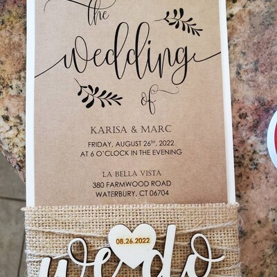 Rustic Wedding Invitations, Personalized Wedding Invitations ...
