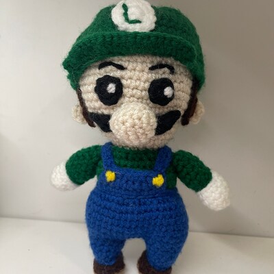 Luigi Crochet Pattern Amigurumi PDF Download Geek Crochet Toy - Etsy