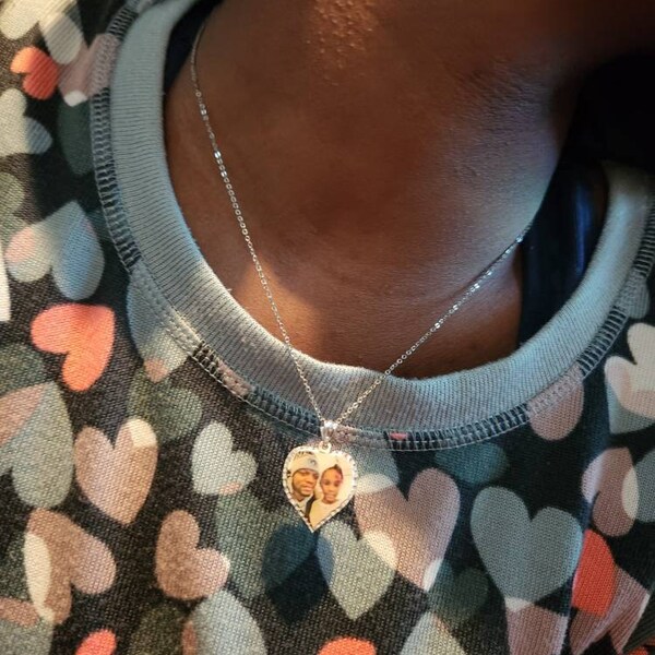 Photo Necklace • Personalized Photo Necklace • Necklace With Picture ...