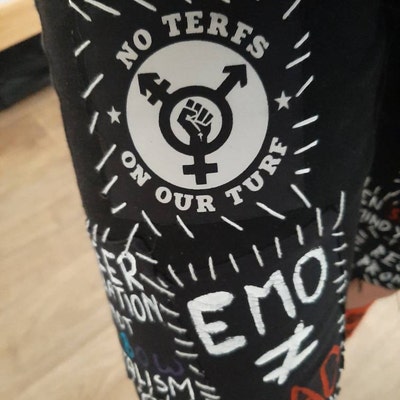 No Terfs on Our Terf Patch Trans Pride Transgender Rights Screen ...