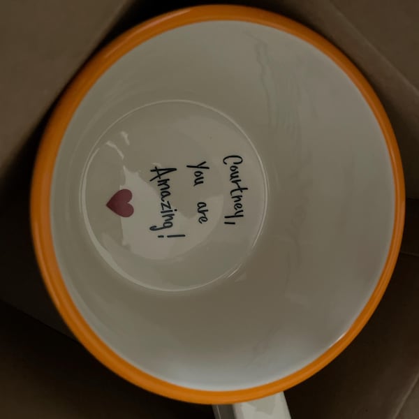 Bespoke Personalised Hidden Message Mug, Secret Message Cup ...