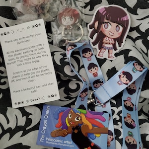 DR 2 Girls Keychains Mahirui Hiyoko Saionji Chiaki Ibuki - Etsy