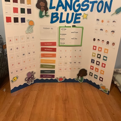 Preschool Circle Time Board Bundle Printable DIY Learning Wall ...